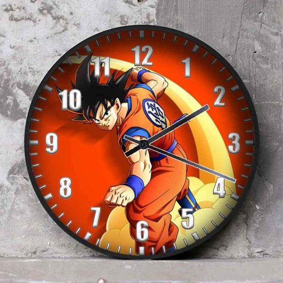 Clock | Wall Decor | Dragon Ball Z Wall Clock Goku Wall Clock New ...
